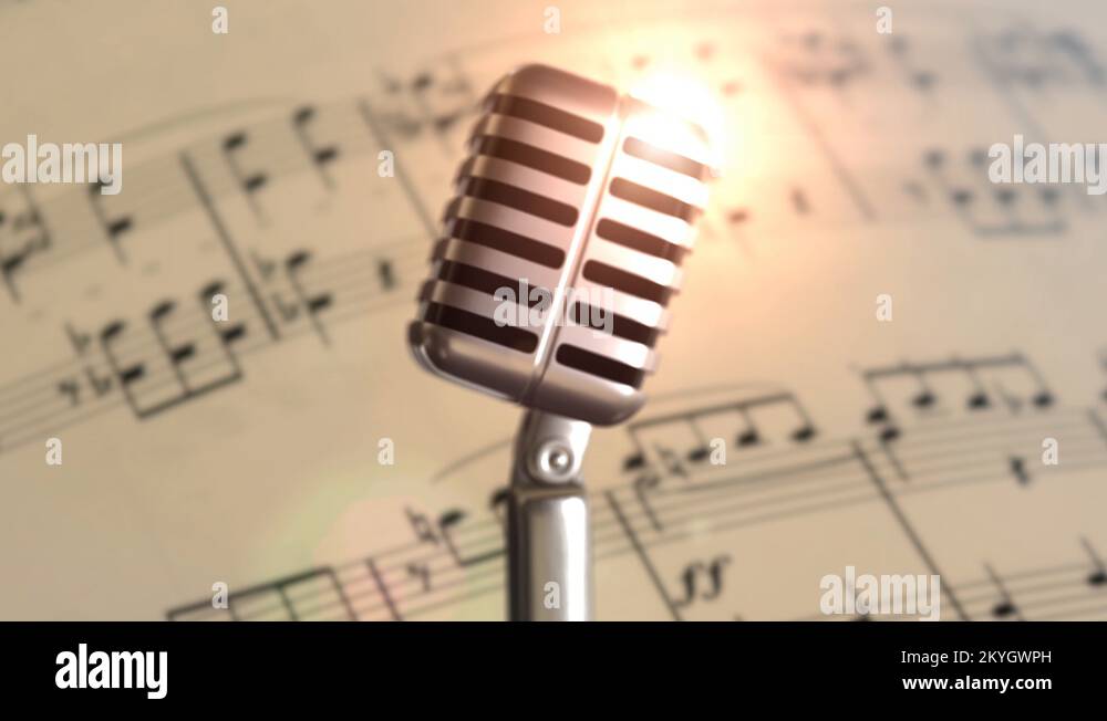 Old vintage antique microphone Stock Videos & Footage - HD and 4K Video ...