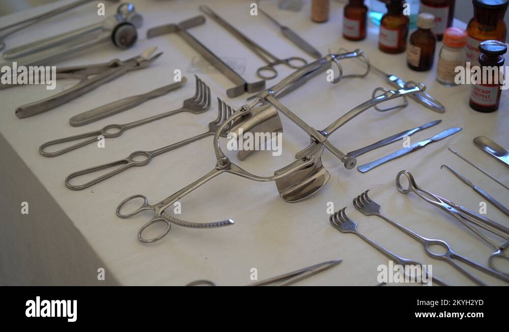 Vintage surgical instruments Stock Videos & Footage - HD and 4K Video ...