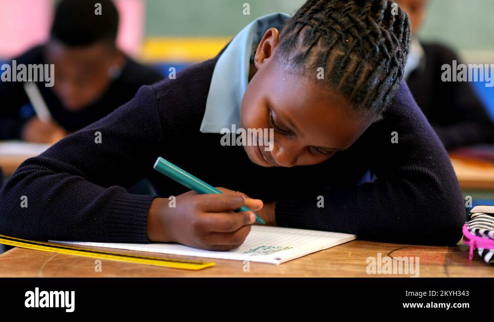 Schoolkids studying in the classroom 4k Stock Video Footage - Alamy