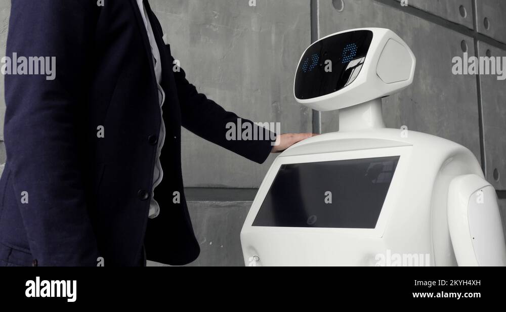 Cybernetic system today. Modern Robotic Technologies. Humanoid ...