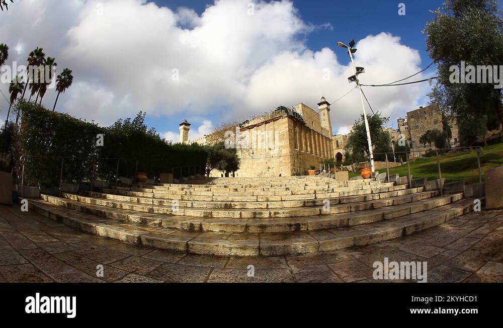 Cave of the Machpelah - the enclosure Stock Video Footage - Alamy