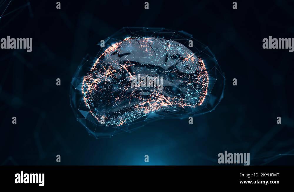Ai, Deep Learning, 3D holographic Silicon Synthetic Brain 4K Steady ...