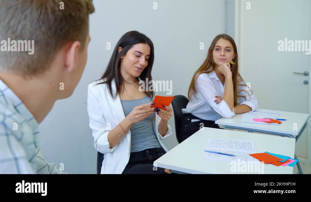 Group students having conversation Stock Videos & Footage - HD and 4K Video Clips - Alamy