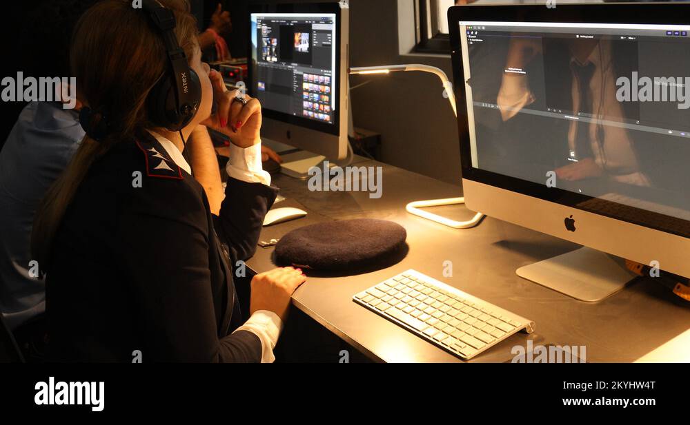 Police Interrogation Room Behind One Way Mirror Glass Stock Video ...