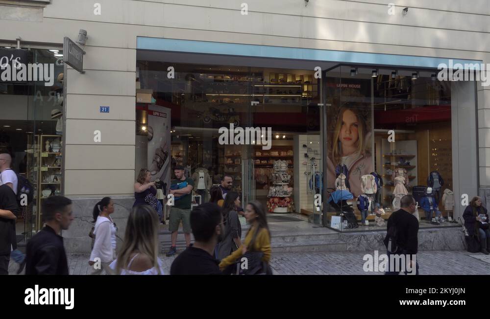 Ermou street athens greece Stock Videos & Footage - HD and 4K Video ...