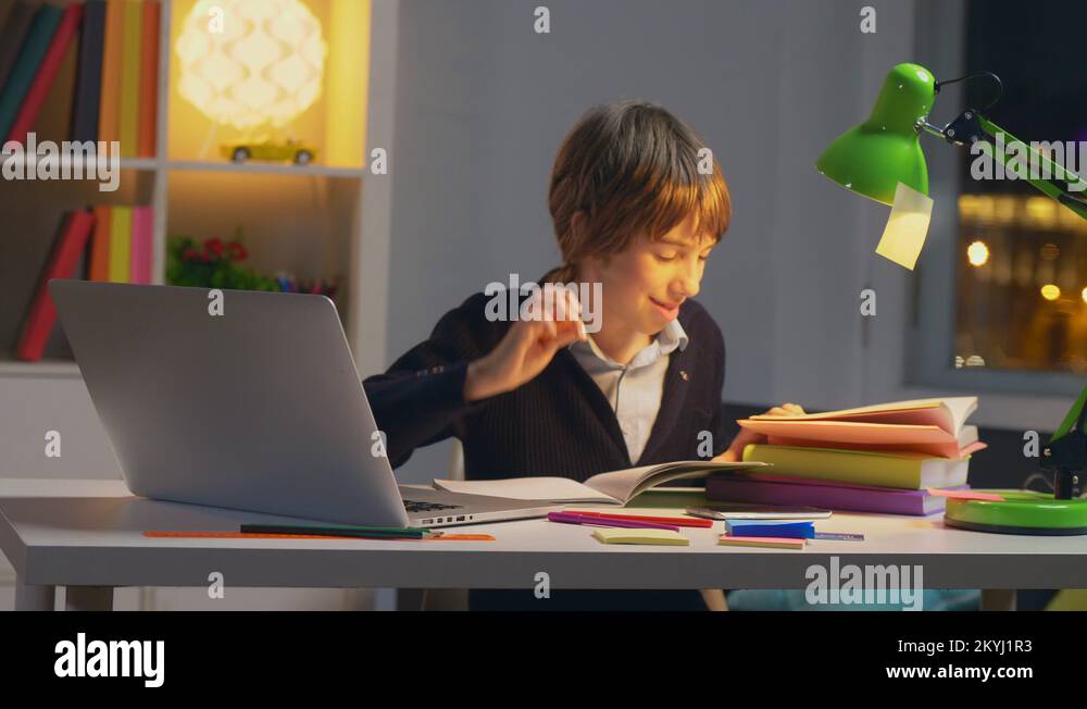 School boy doing homework Stock Videos & Footage - HD and 4K Video ...