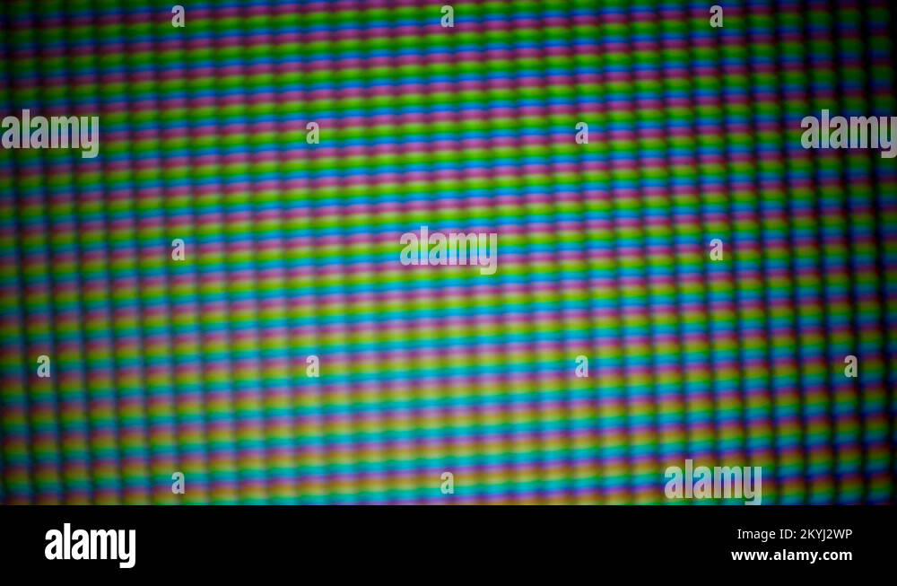 colored pixels from the monitor screen Stock Video Footage - Alamy