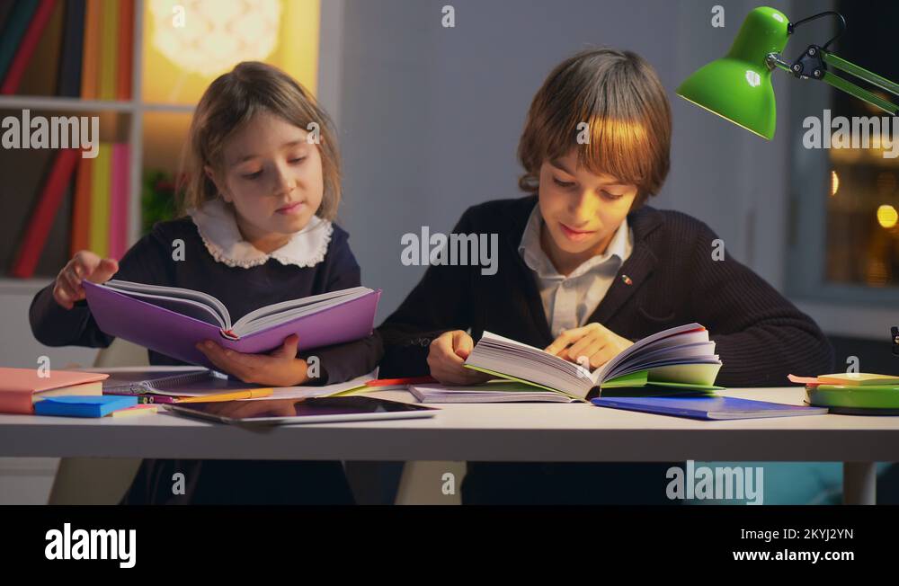 Two children sitting desk Stock Videos & Footage - HD and 4K Video ... Two children sitting desk Stock Videos & Footage - HD and 4K Video ...