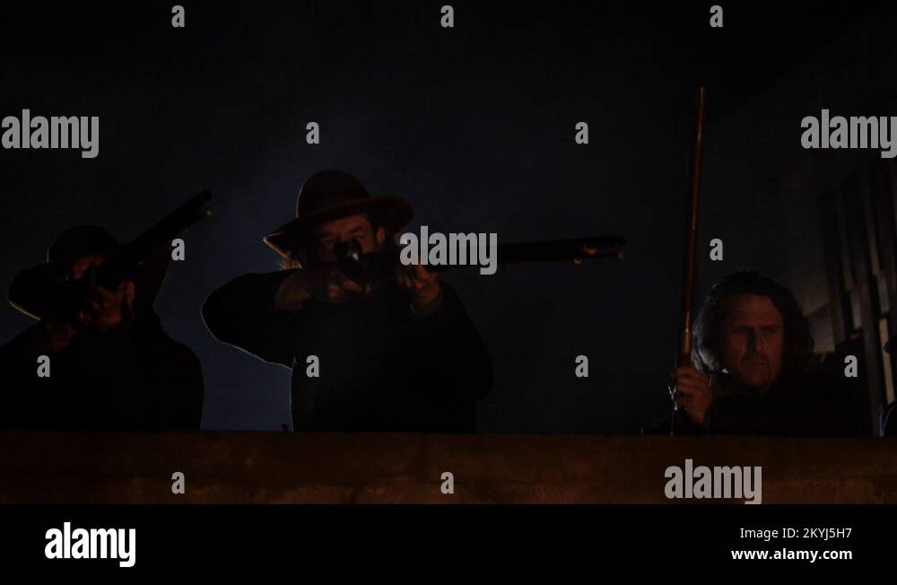 Portrayal of Texian Defenders of the Alamo circa 1836 - with flintlock ...
