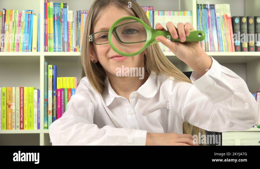 Student Child Learning, Studying at Library, School Kid Reading Book ...