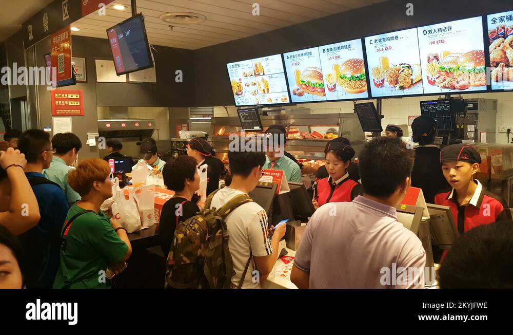 Kfc fast food restaurant counter Stock Videos & Footage - HD and 4K ...