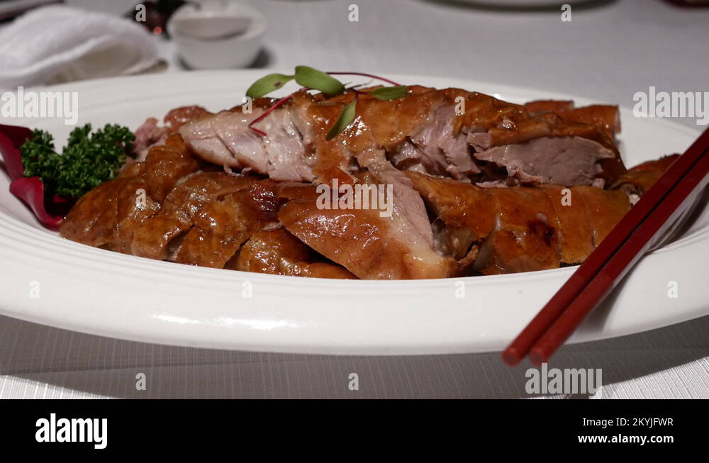Roasted duck dish table Stock Videos & Footage - HD and 4K Video Clips ...