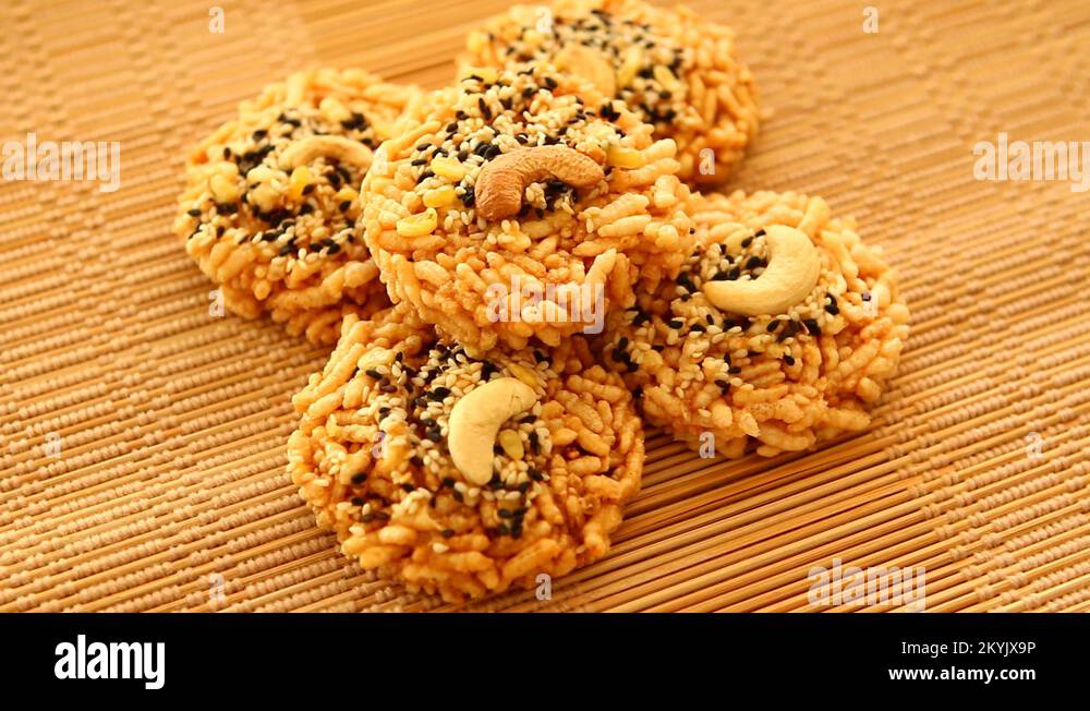 Sesame rice cracker Stock Videos & Footage - HD and 4K Video Clips - Alamy