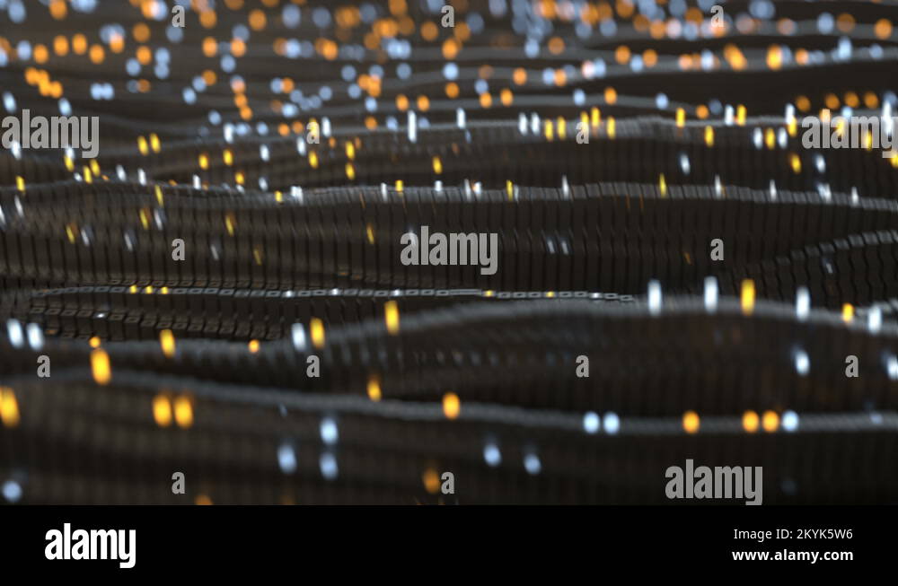 Cubic matrix of big data flow seamless loop 3D render animation Stock Video Footage - Alamy