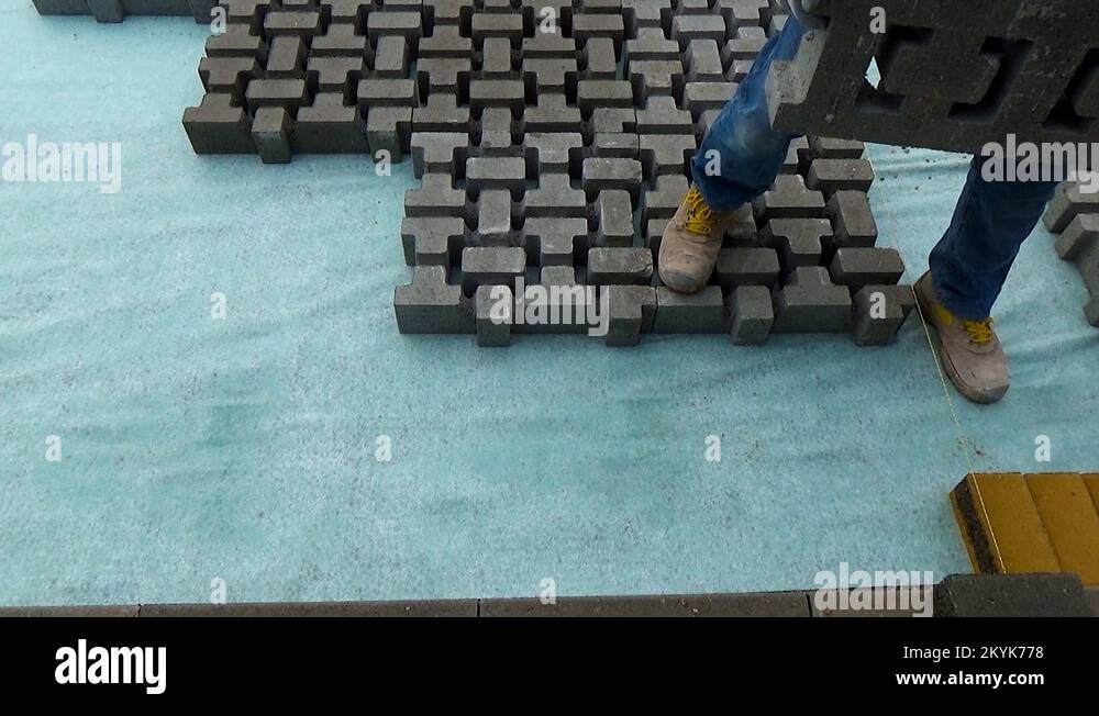 Interlocking paving stone Stock Videos & Footage - HD and 4K Video ...