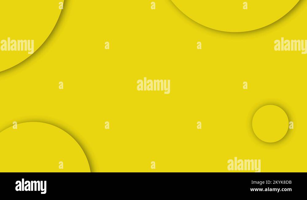 Yellow circular bubbles background animation Stock Video Footage - Alamy