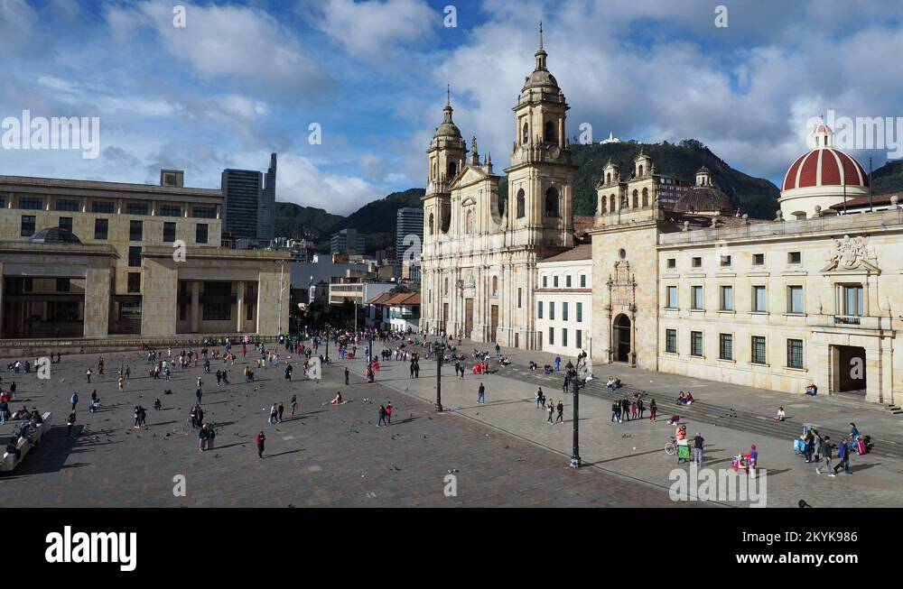 Cathedral bolivar square colombia Stock Videos & Footage - HD and 4K ...