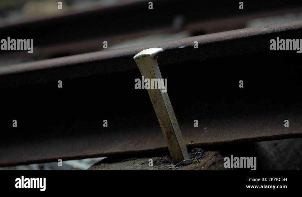 Ceremonial Silver Spike - building the Transcontinental RailRoad - 1869 ...