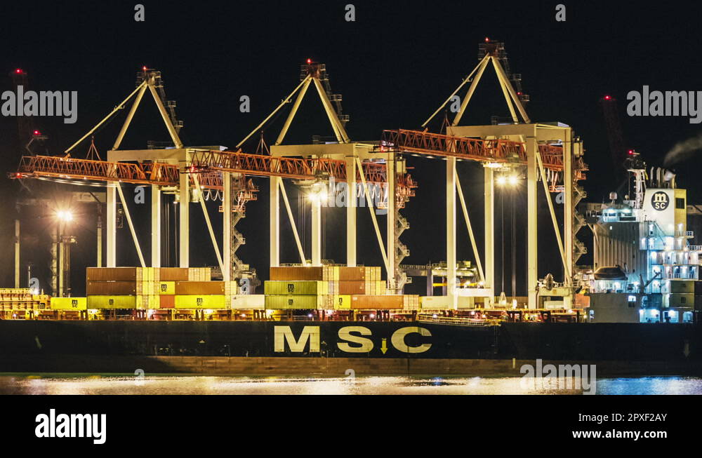 Container ship container ship night Stock Videos & Footage - HD and 4K ...