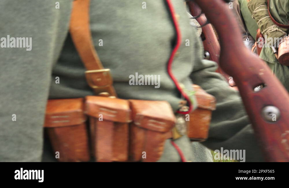 The guard of German soldiers. The first world war. WWI. 4K Stock Video ...