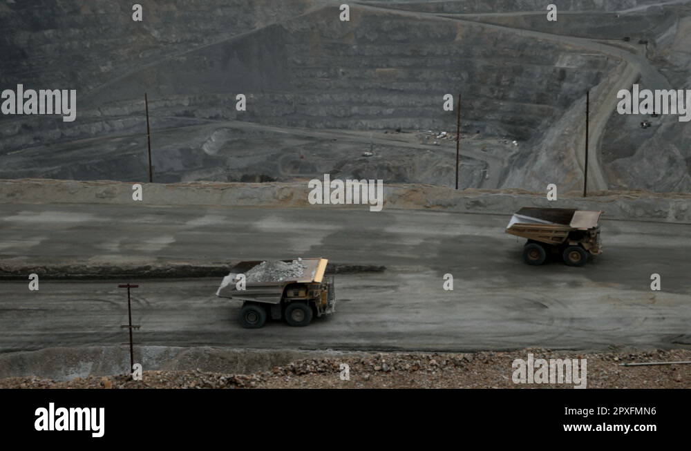 Large mine dump trucks equipment Stock Videos & Footage - HD and 4K ...