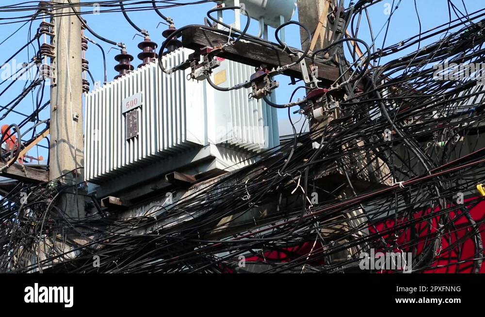 Electric post with transformer Stock Videos & Footage - HD and 4K Video ...