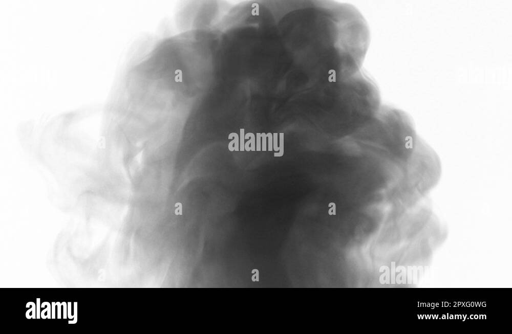 Smoke drift against white background in 3840X2160 4K UHD video Stock ...