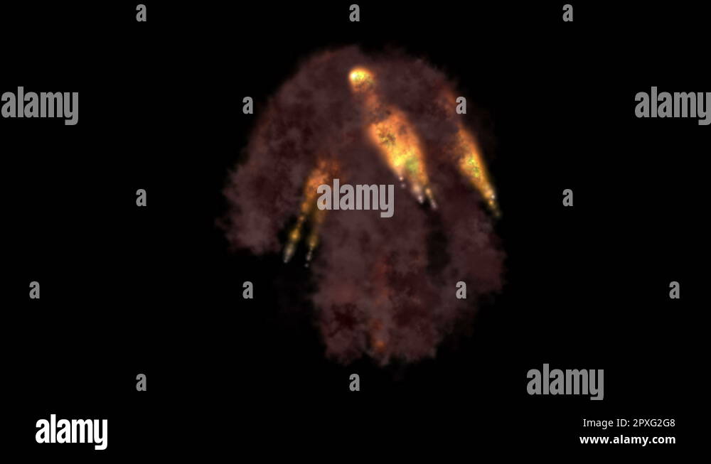 4k volcanic eruption smoke explosion firework background,war terrorist ...