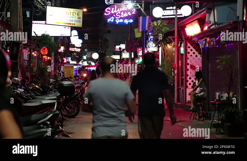 Pattaya red light district Stock Videos & Footage - HD and 4K Video ...