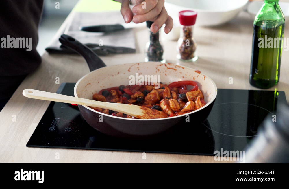 Man home adding salt meal Stock Videos & Footage - HD and 4K Video ...