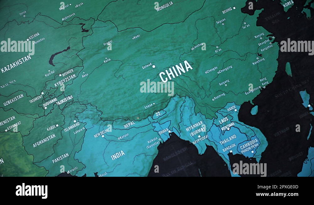 Uk and asia map Stock Videos & Footage - HD and 4K Video Clips - Alamy