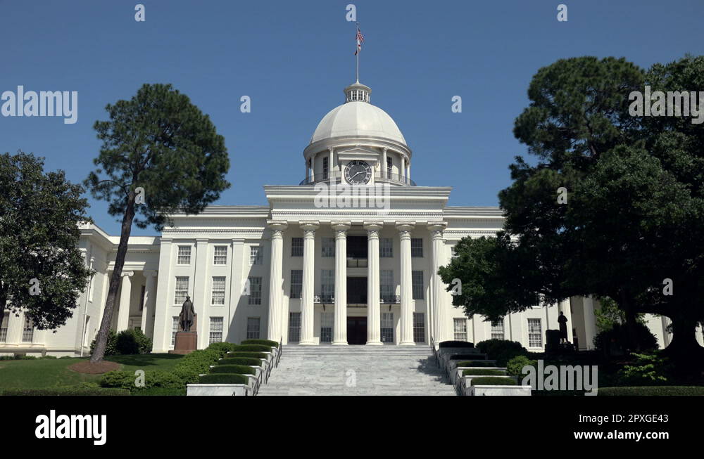 Alabama state capitol building montgomery capital Stock Videos ...