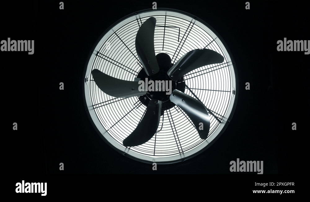 Slow rotating ventilation fan. 4K UHD Stock Video Footage - Alamy