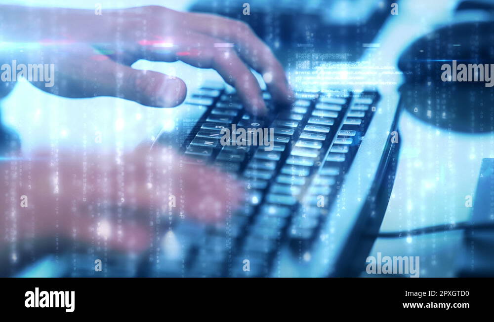 Digital interface over hands typing Stock Videos & Footage - HD and 4K ...