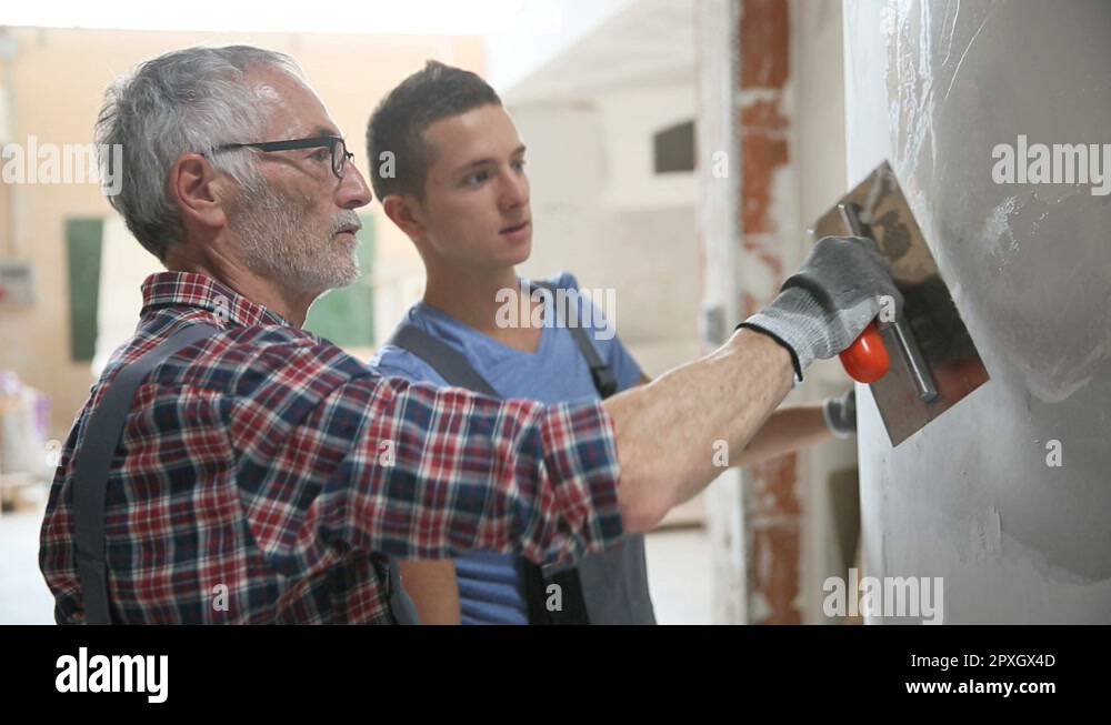 The plasterer Stock Videos & Footage - HD and 4K Video Clips - Alamy
