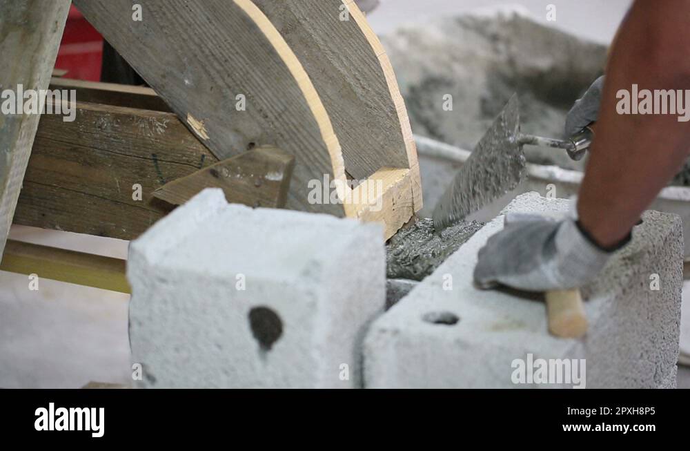 Concrete mason masonry structure Stock Videos & Footage - HD and 4K ...