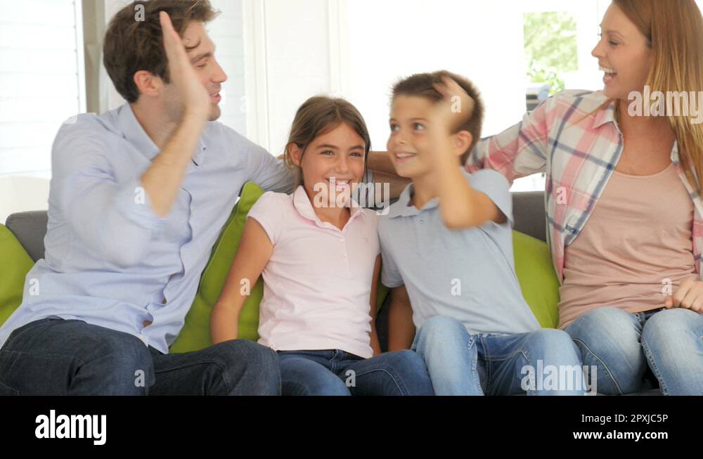 Children high five parents Stock Videos & Footage - HD and 4K Video ...