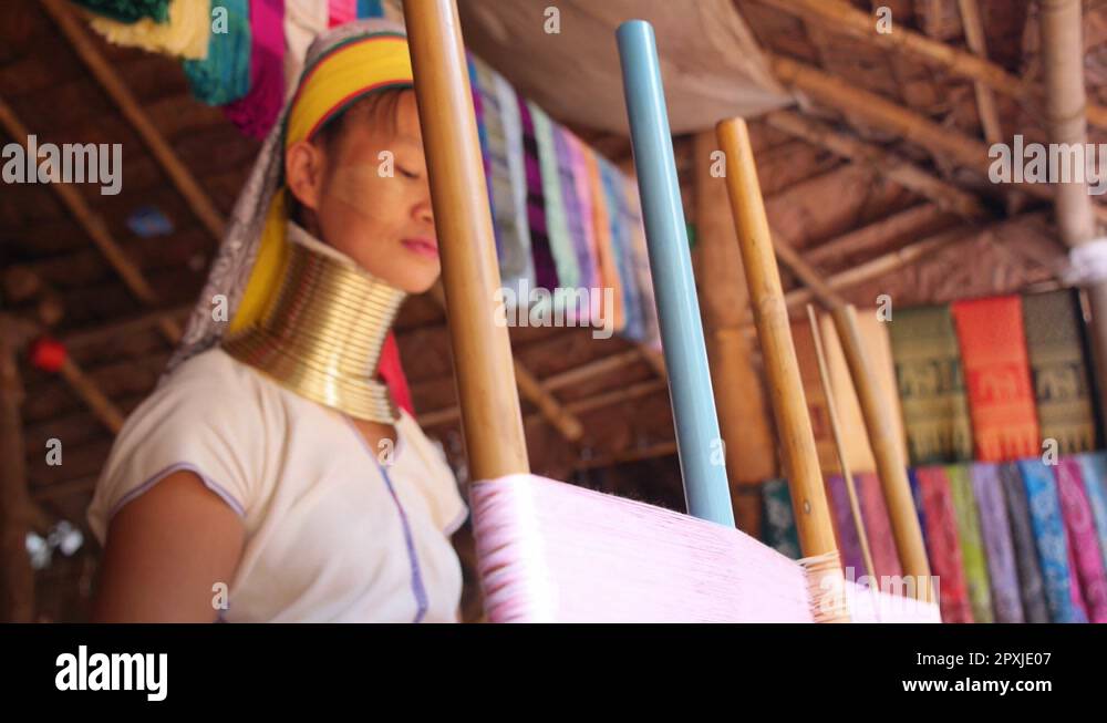 Long necked woman karen tribe chiang Stock Videos & Footage - HD and 4K ...