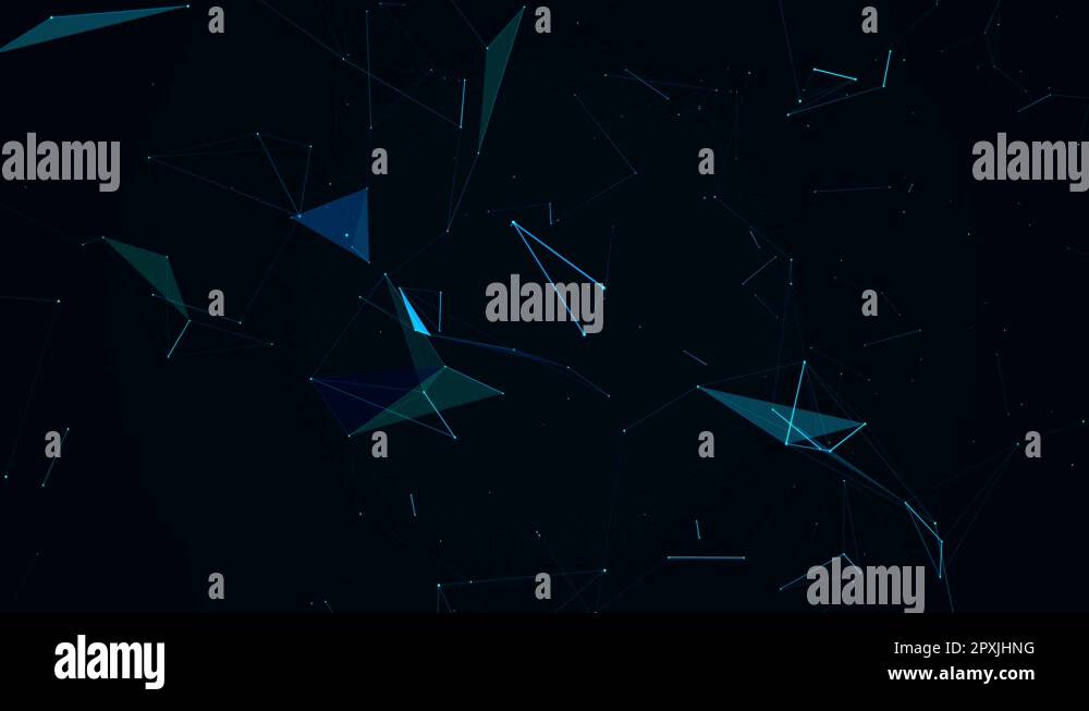 Futuristic technology background. loop abstract line and polygon ...