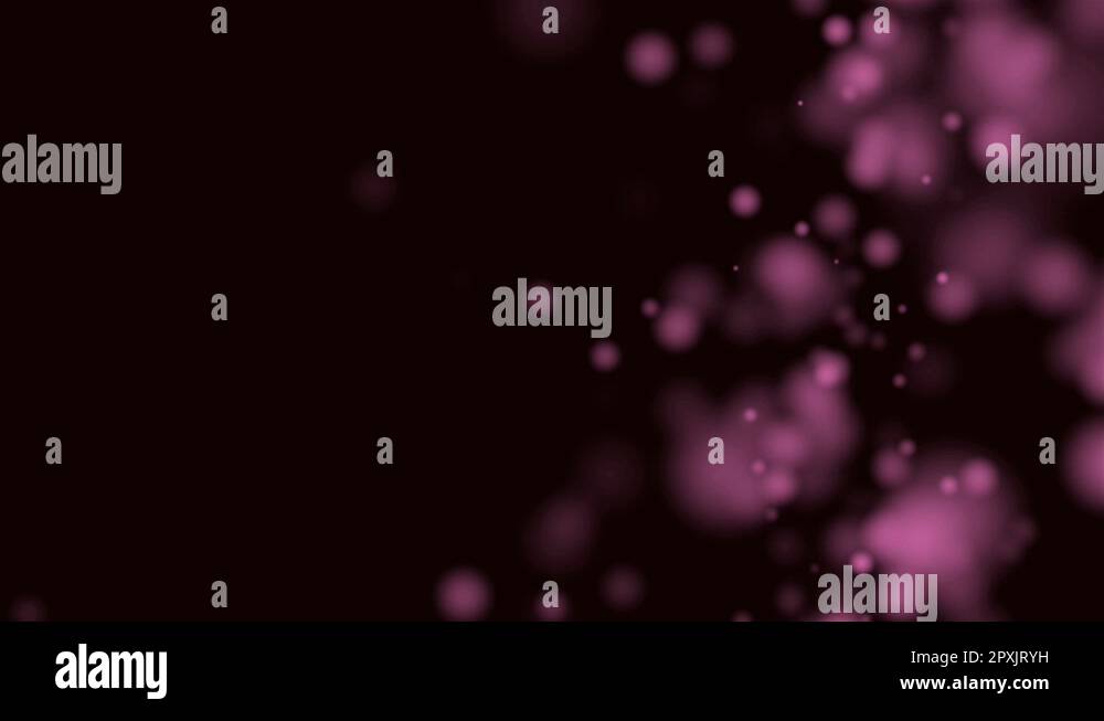 Purple Flying Particles or Dust Background. 4K Seamless Loop animation ...