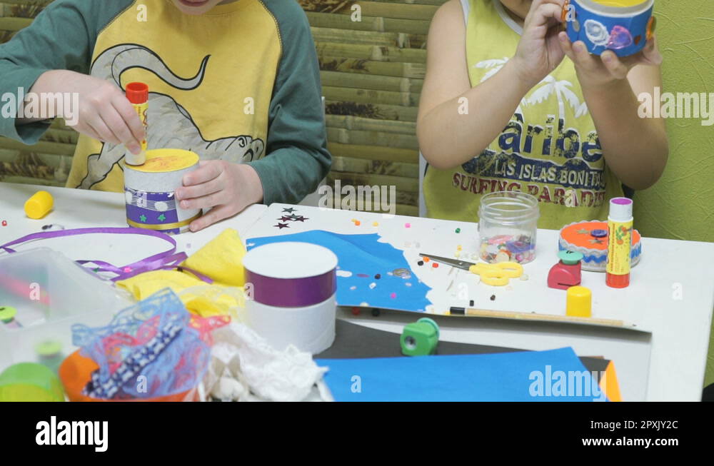 Kindergarten classroom crafts Stock Videos & Footage - HD and 4K Video ...