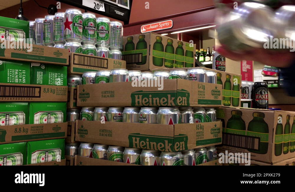 Heineken supermarket shelf Stock Videos & Footage - HD and 4K Video ...