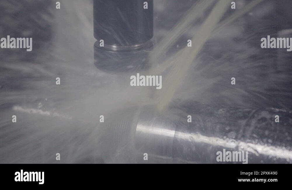 Lathe machine, turning machine works Stock Video Footage - Alamy