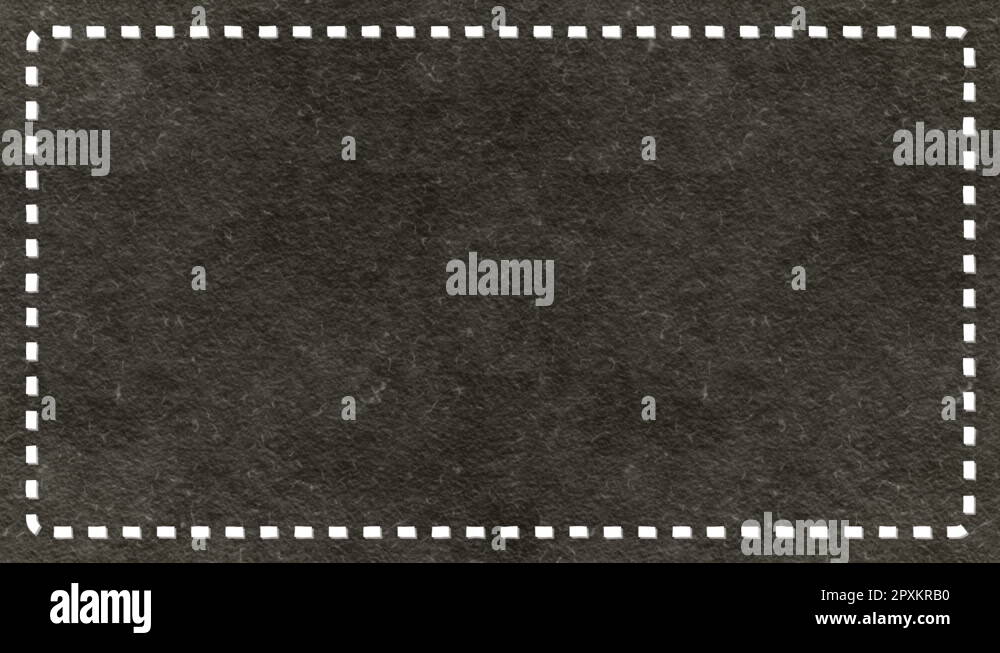 Frame Dashes Border Paper Texture Animated Dark Ashen Background Stock ...