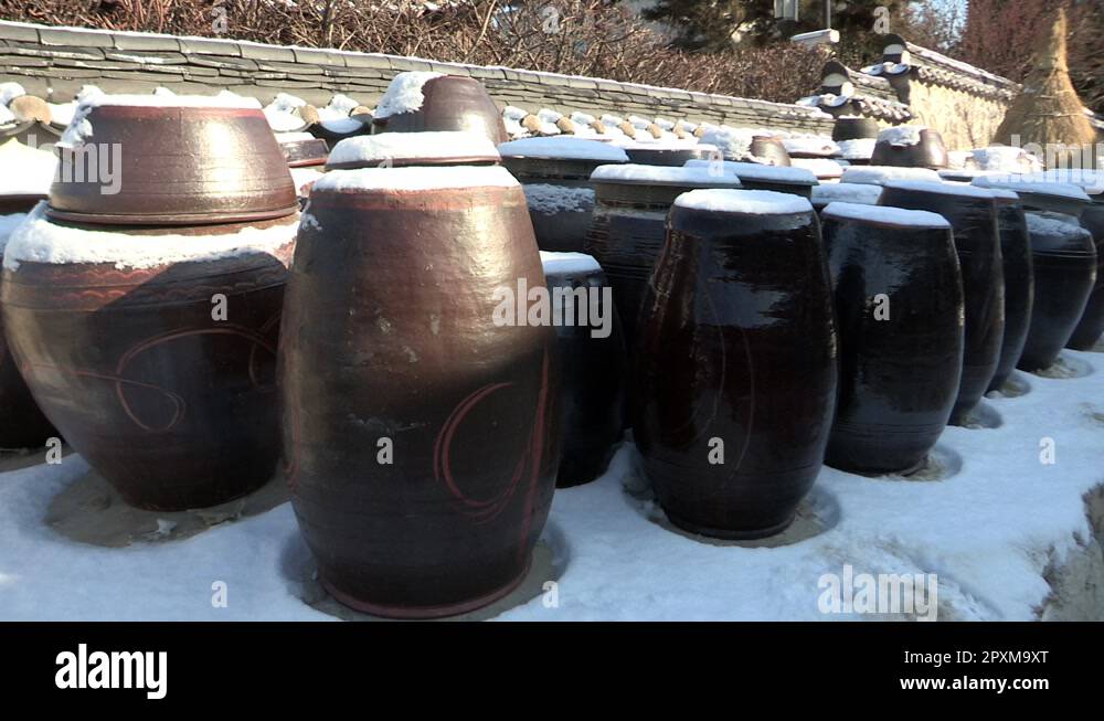 Korean traditional house Han ok village in Seoul, Korea Stock Video ...