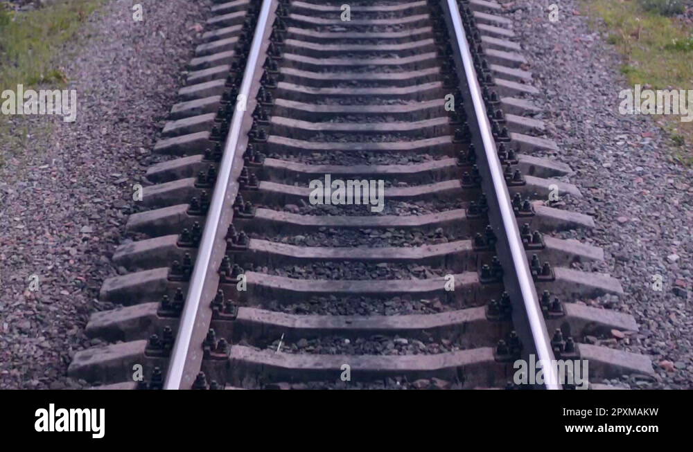 Railroad railway tracks from moving Stock Videos & Footage - HD and 4K ...