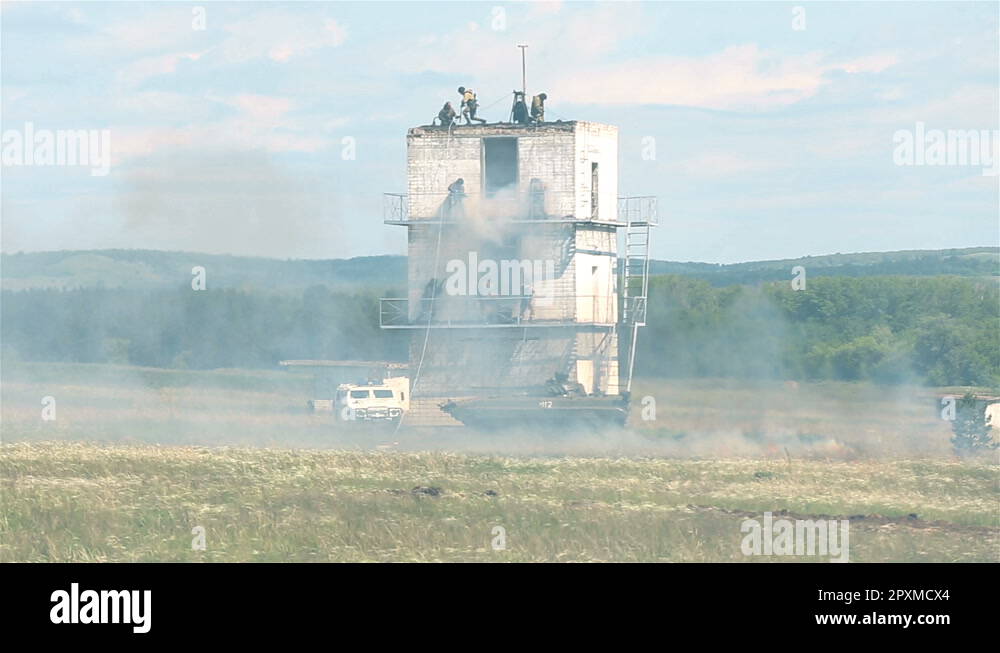 Special forces storming building with grenades Stock Video Footage - Alamy