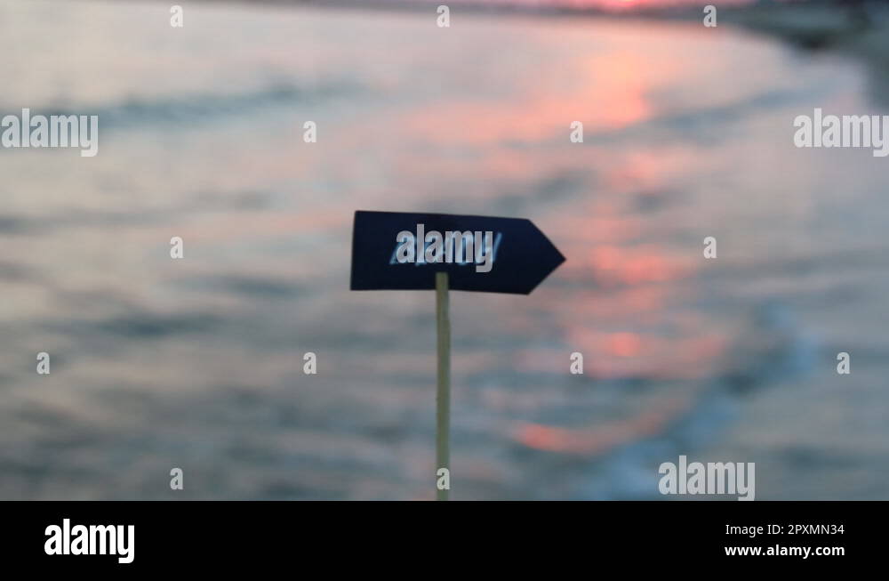 Sign beach sunset sea Stock Videos & Footage - HD and 4K Video Clips ...