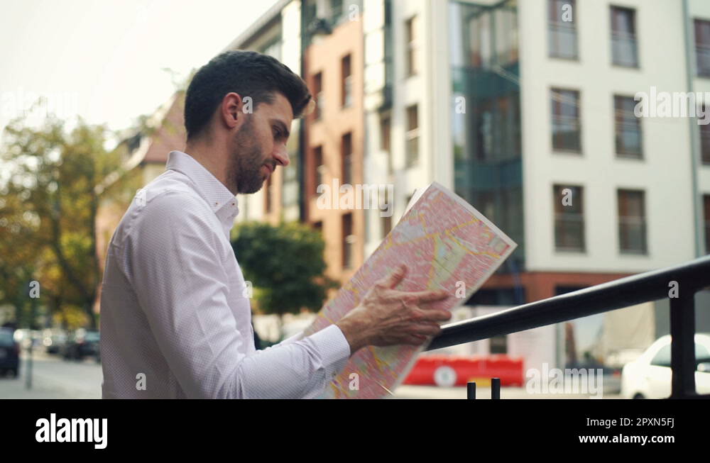 Business man reading map Stock Videos & Footage - HD and 4K Video Clips ...