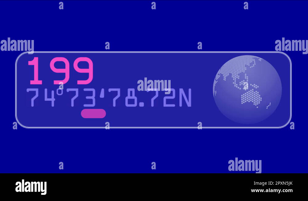 4k Global GPS data detect earth map military Radar GPS navigation ...